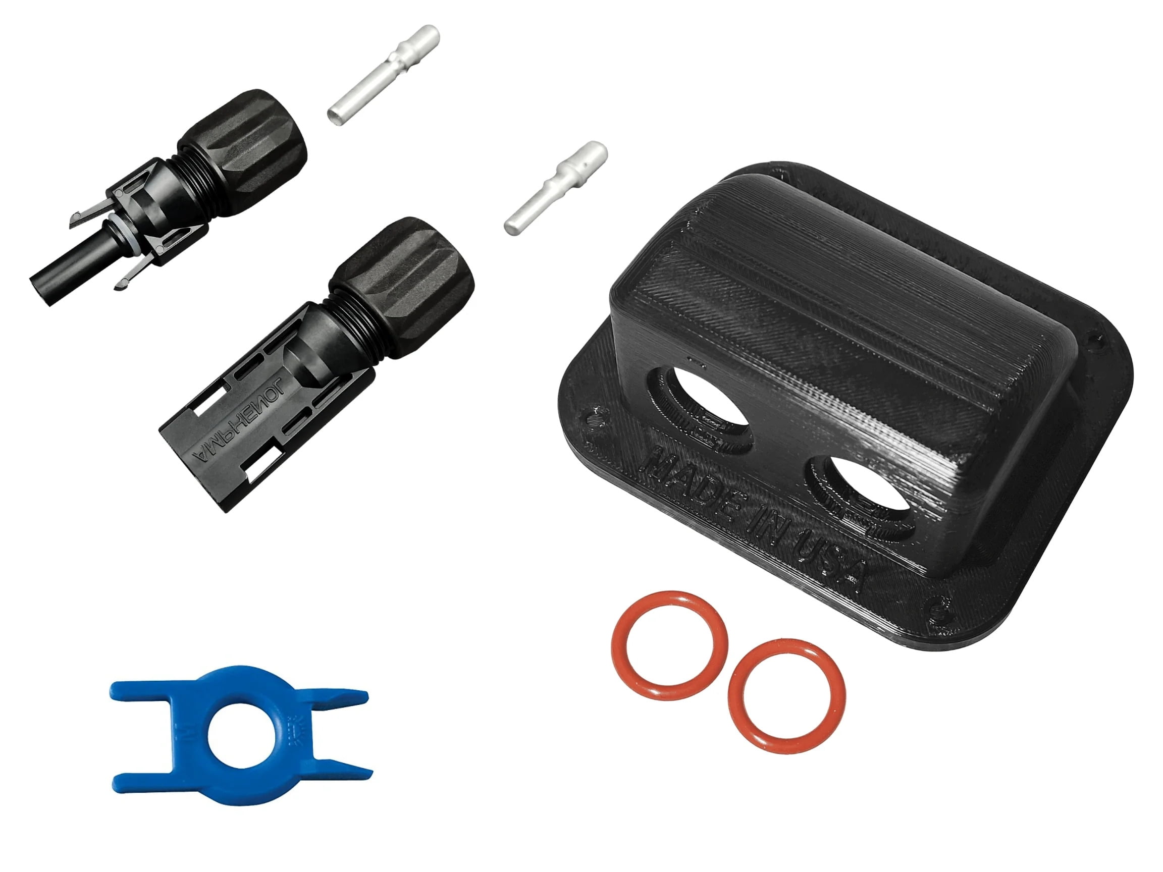 Solar Panel Weatherproof Cable Wire Entry Housing, (Without wire), Made ...