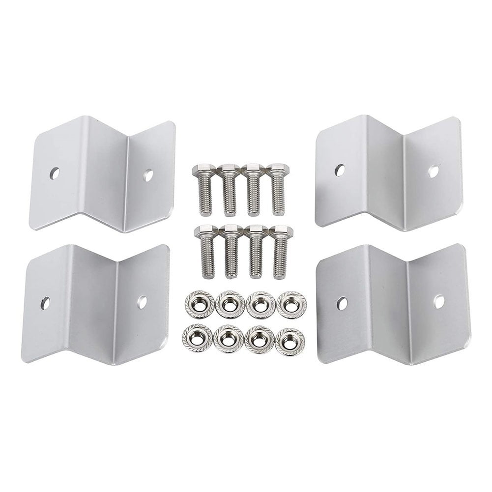Solar Panel Z Bracket Mount Mounting Set RV Boat Flat Roof Wall ...