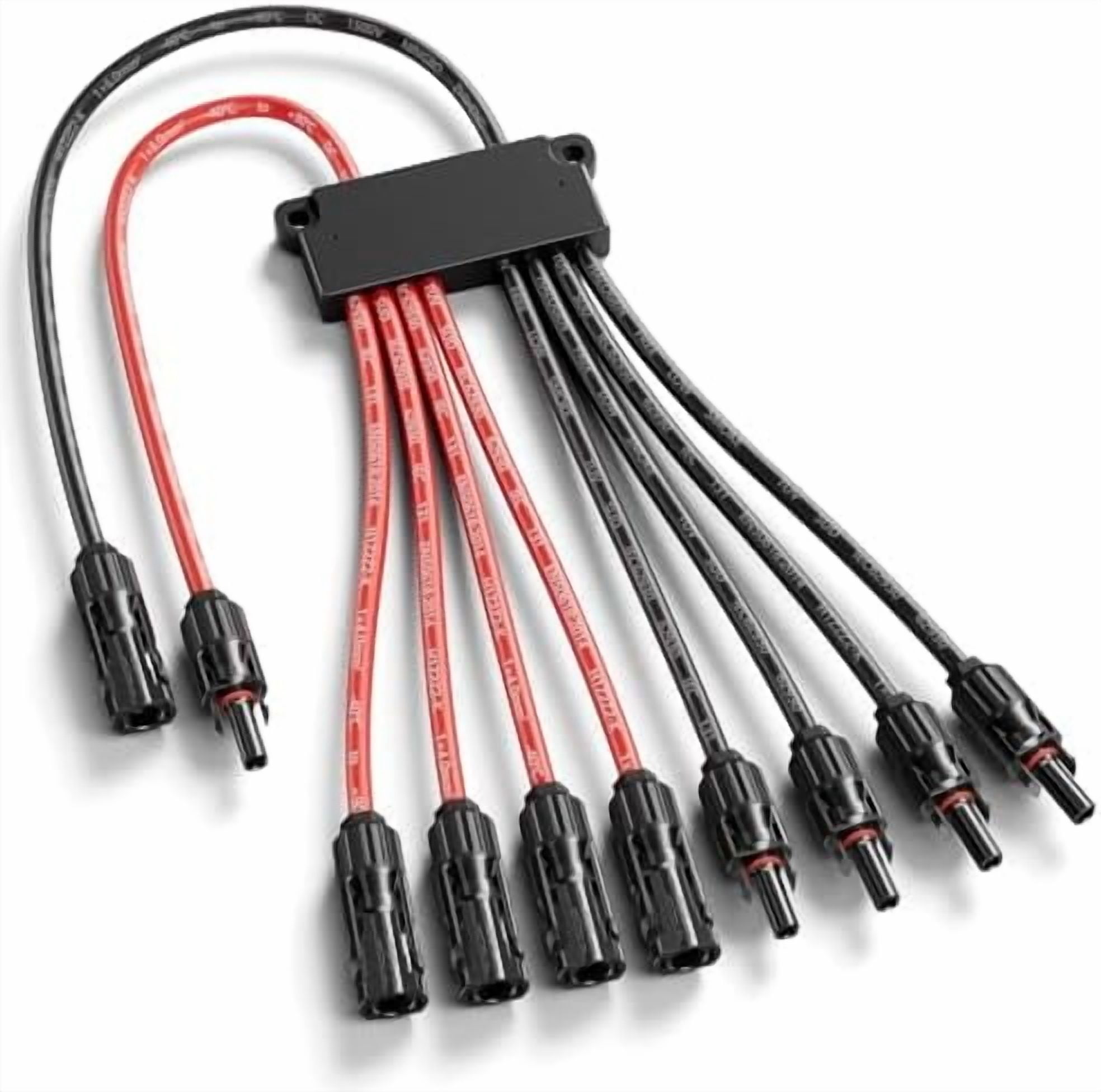 Solar Panels Connectors for 2-4 Solar Panels,Tool-Free Waterproof Solar ...