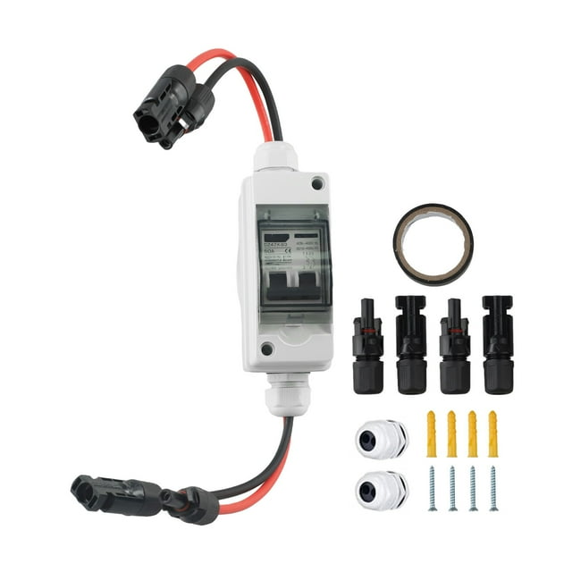 Solar Panels Disconnect Switch Dc 400V 2 Poles Outdoor Circuit Breaker ...