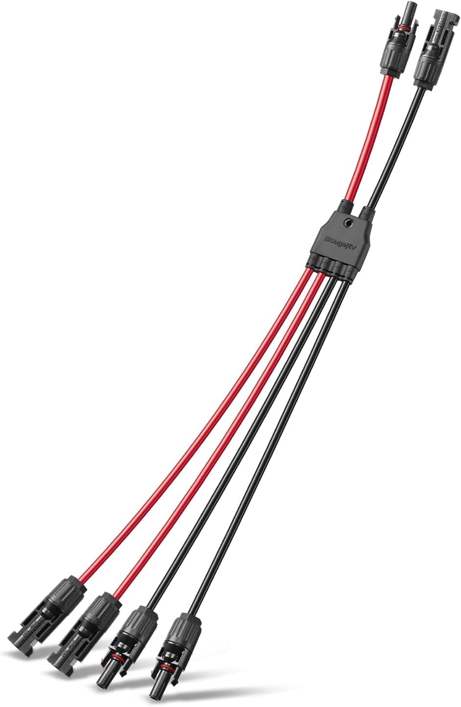 Solar Parallel Connectors for 2 Solar Panels, 2 to 4 Y Branch 10AWG ...