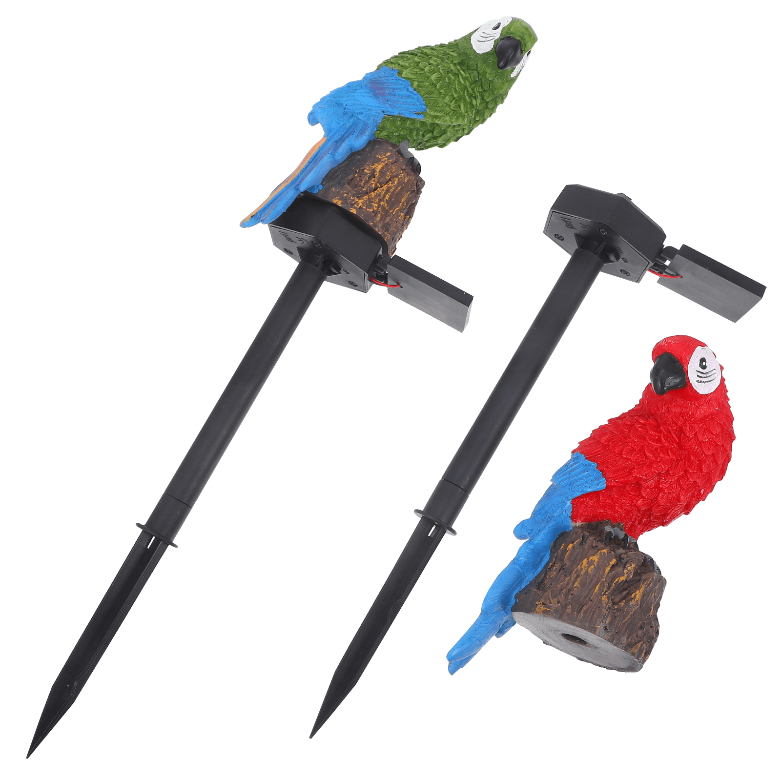 Solar Parrot Light Lawn Stake Lamp Garden Decorative Landscape Lights ...
