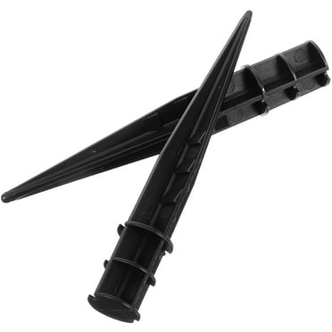 Quen Solar Light Stakes 15.5cm Black Plastic Landscape Stakes Reusable ...