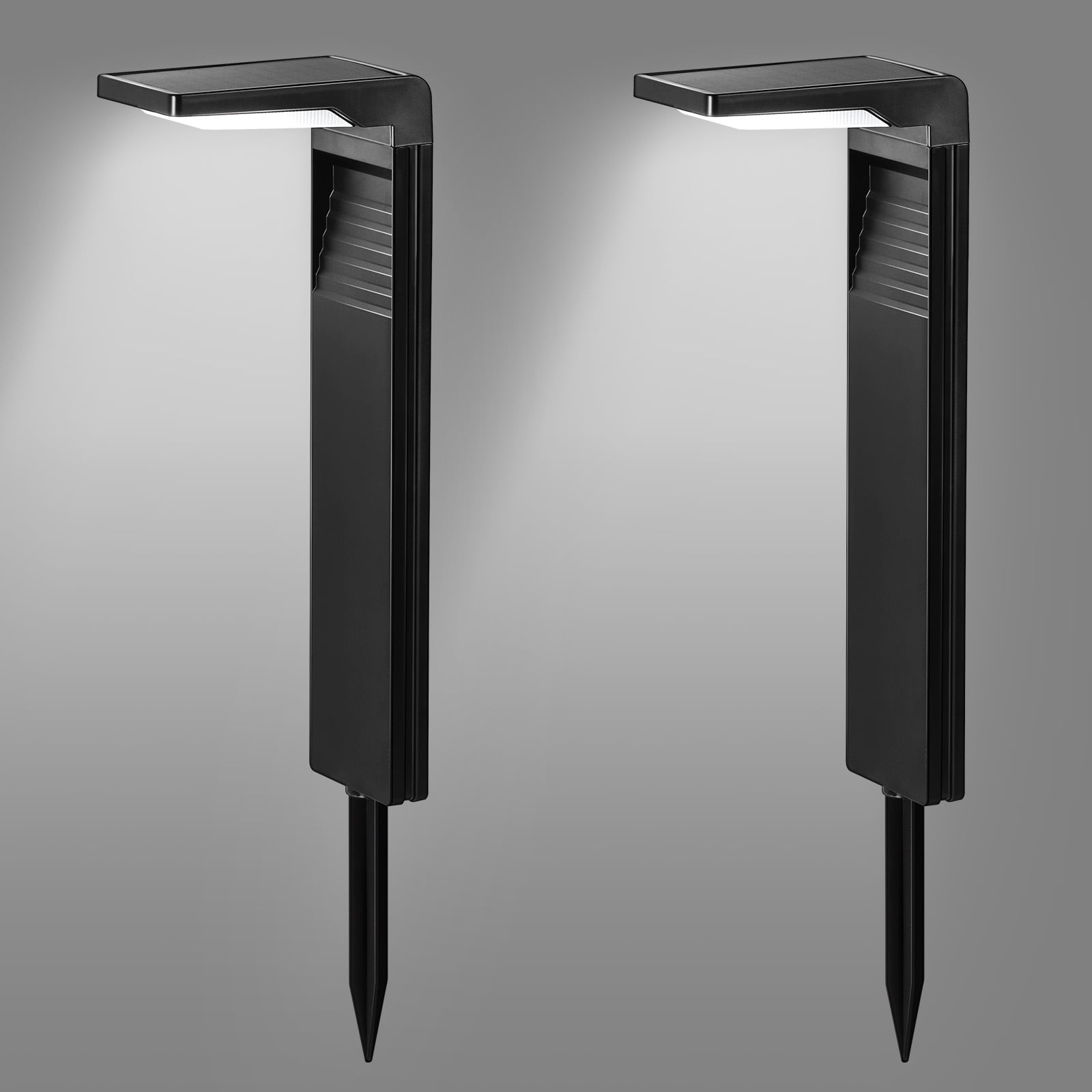 Solar Pathway Lights 2 Pack Walkway Path Lights, Cool White - Walmart.com