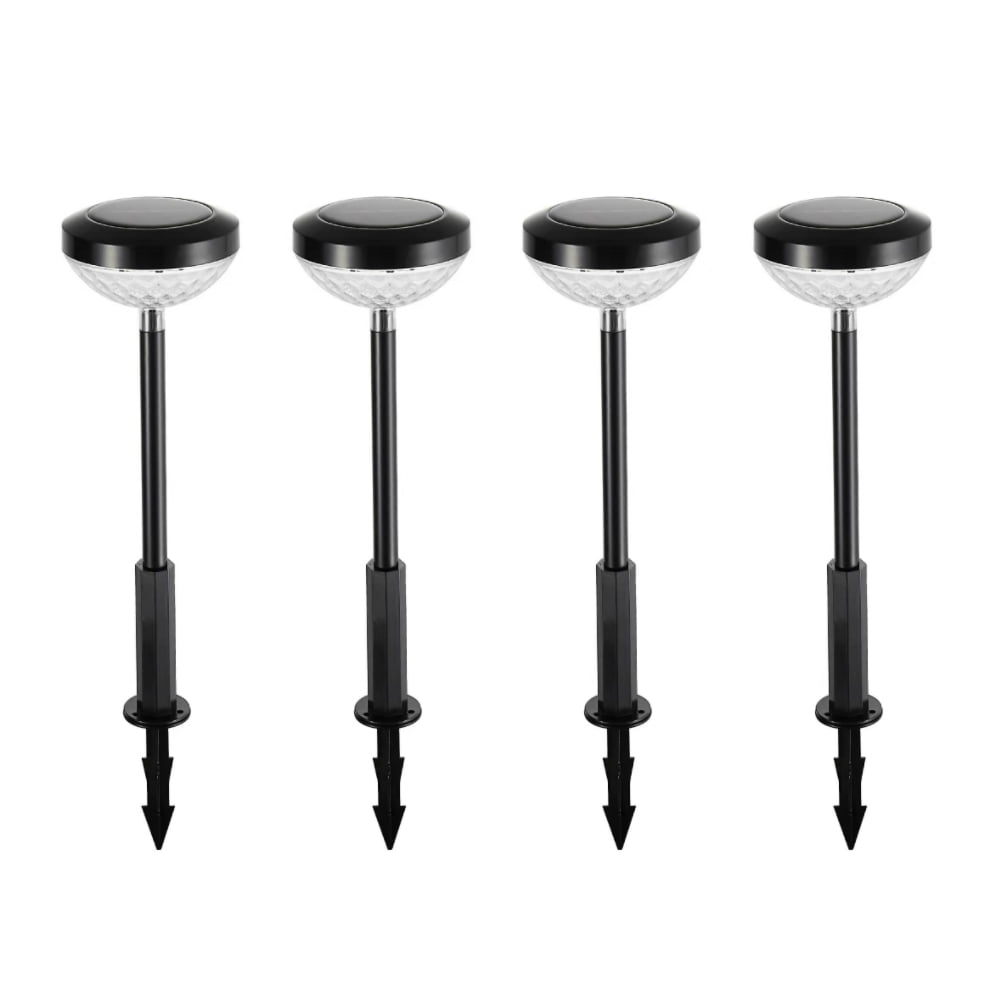 Solar Pathway Lights 4 Pack,Color Changing LED Waterproof Solar Lights ...