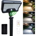 Solar Pathway Lights Outdoor, 3 Modes Motion Sensor Path Light Warm ...