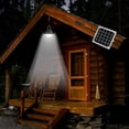 Solar Pendant Lights Outdoor, 100 LED Solar Shed Lights with 4 Modes ...
