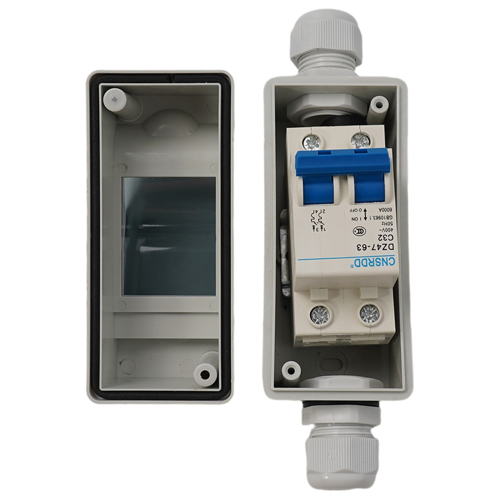 Solar photovoltaic cell combiner box AC circuit breaker switch with ...