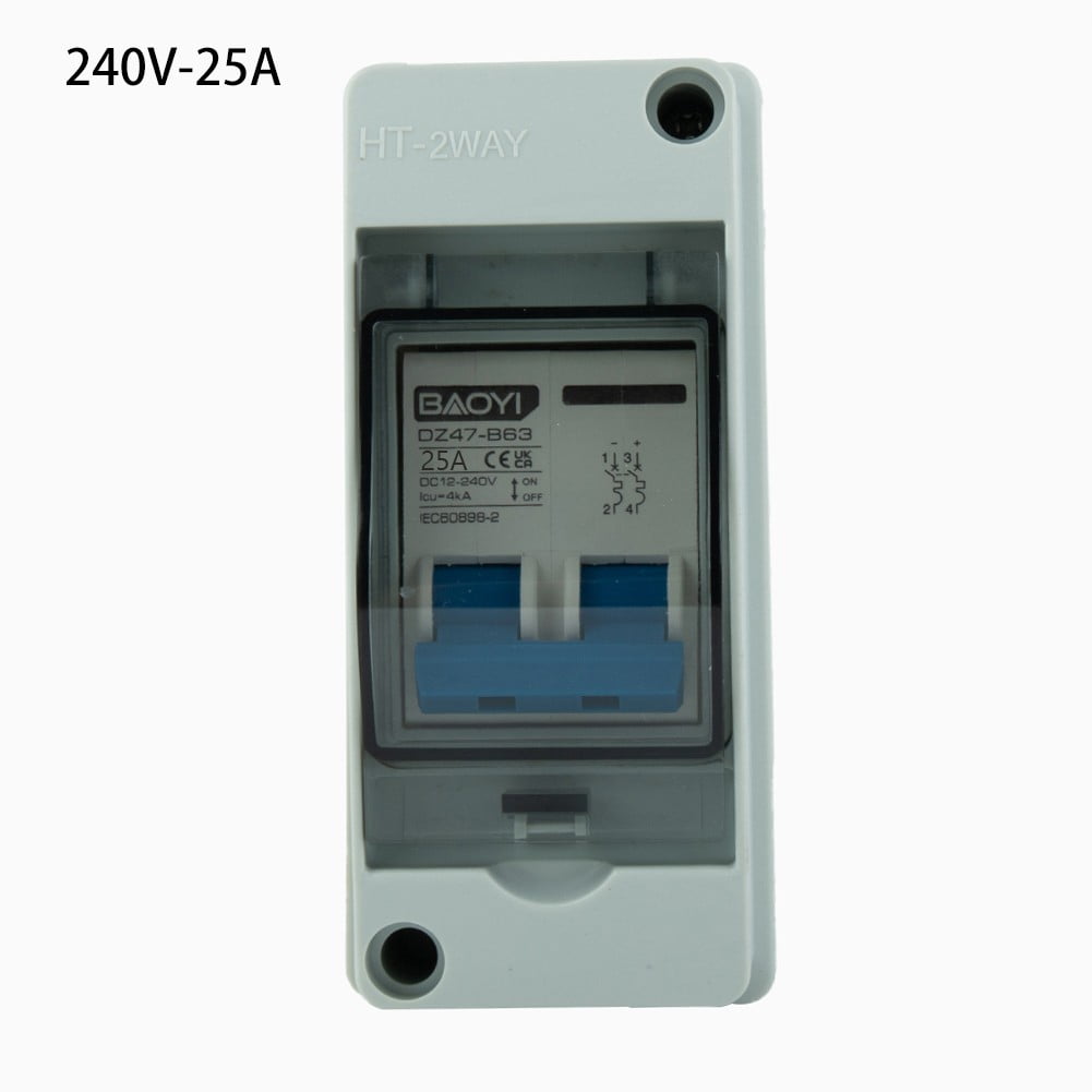 Solar photovoltaic cell combiner box DC circuit breaker switch with ...