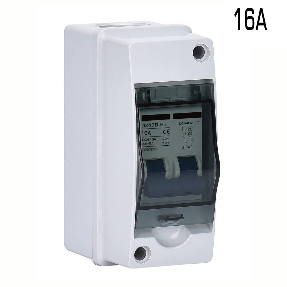 Solar photovoltaic cell combiner box DC circuit breaker switch with ...