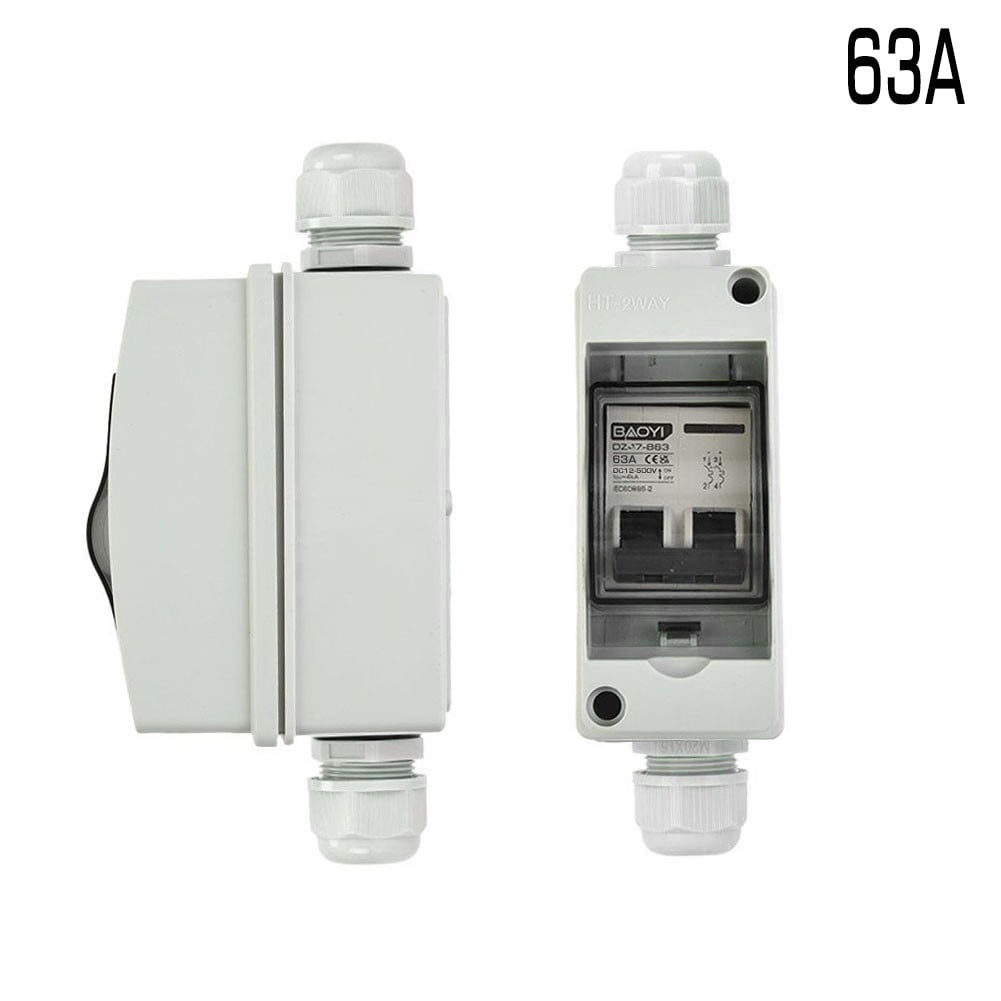 Solar Photovoltaic Cell Combiner Box Dc Circuit Breaker Switch With ...