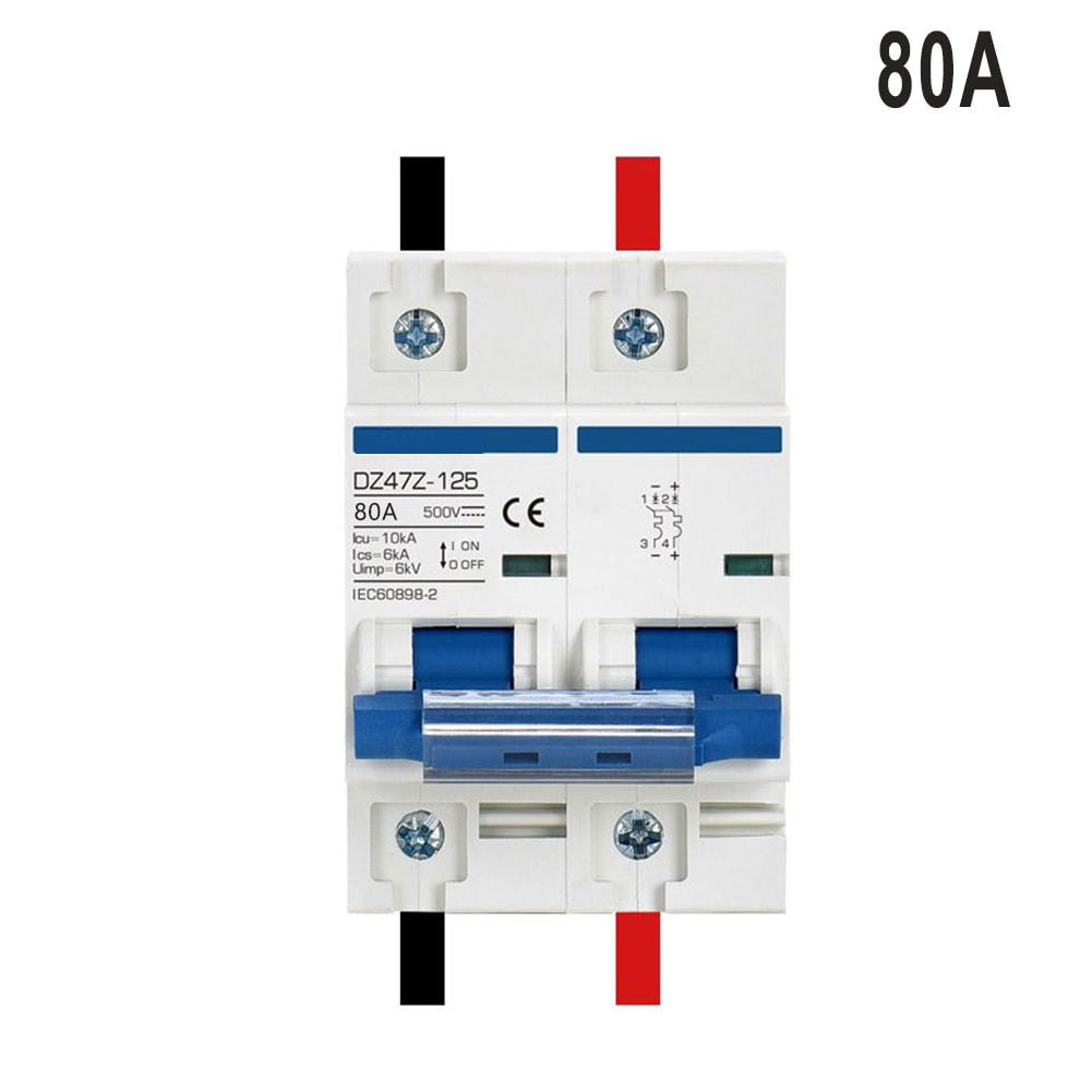 Solar Photovoltaic Circuit Breaker PV MCB DC 500V Air Switch - Walmart.com