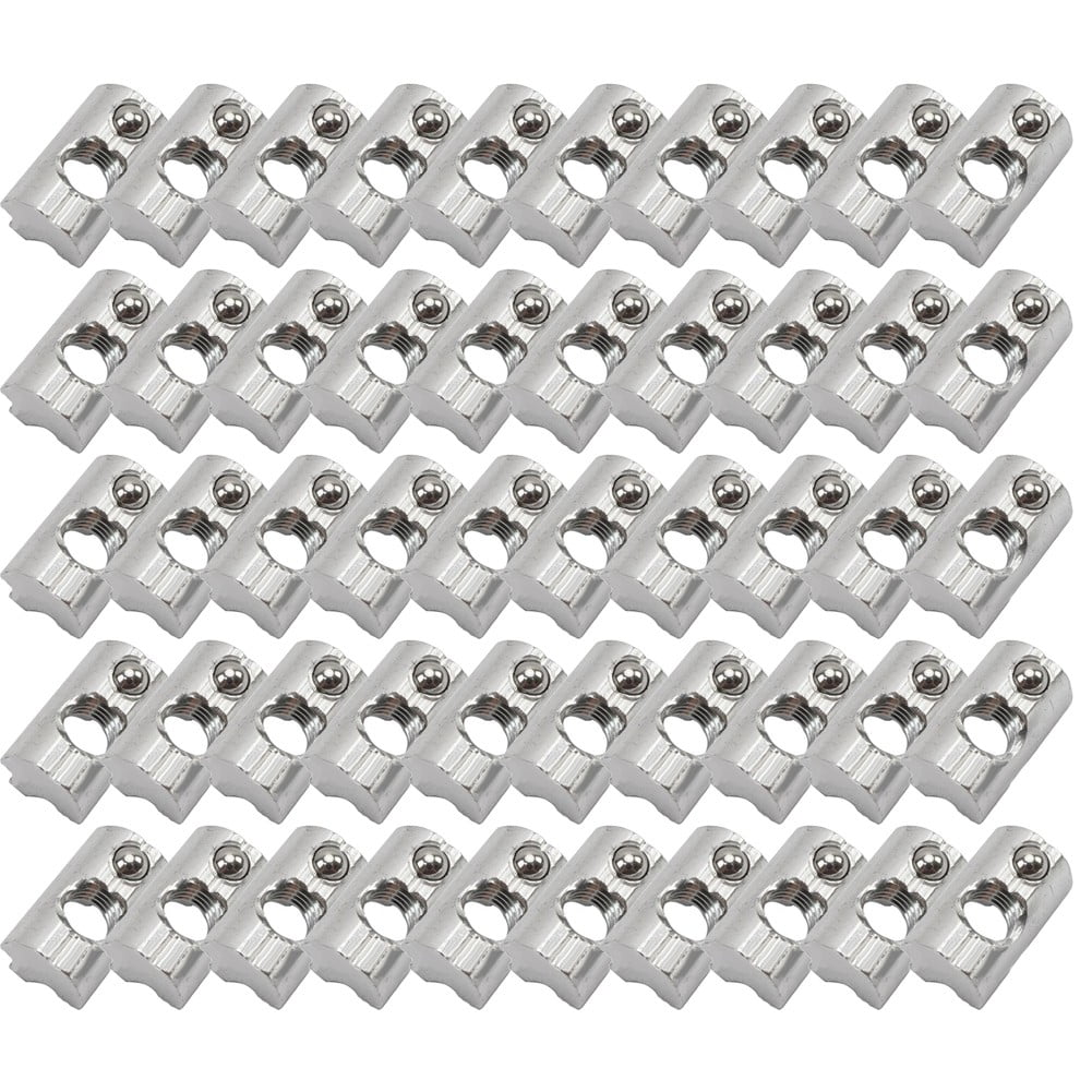 Solar Photovoltaic Module Clamp M8 Aluminum Sliding Block Spring Ball T ...