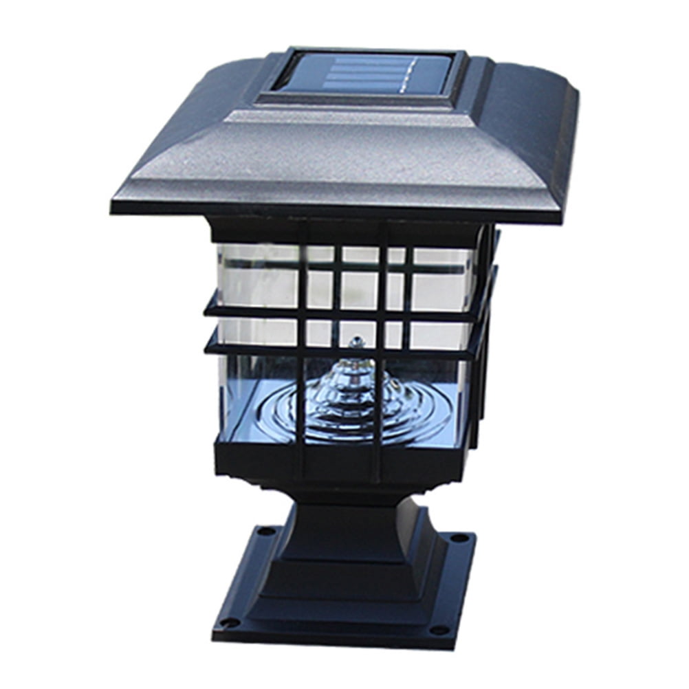Solar Pillar Lights Waterproof Fence Light Solar Outdoor Column Lamp ...