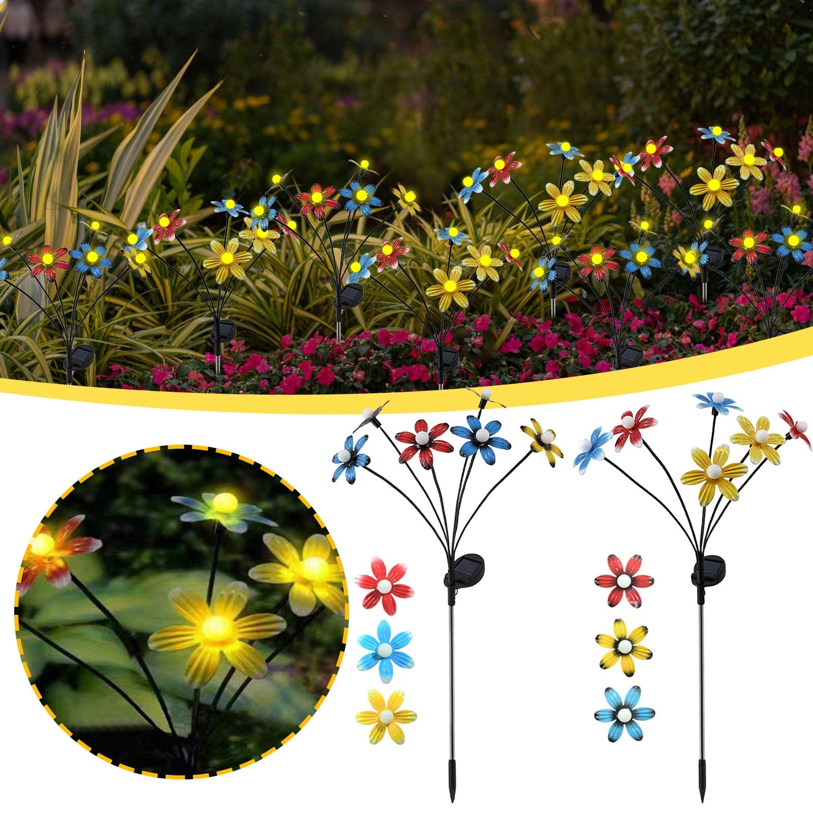 Solar Pinch Lamp | LED Fairy String Lights | Matte Bulb Soft Glow ...