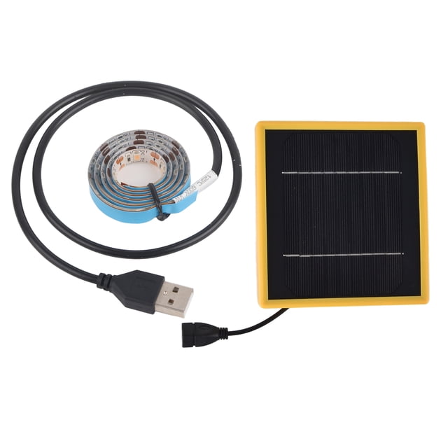Solar Plant Grow Light Strip Solar Power Full Spectrum 5W LED High ...