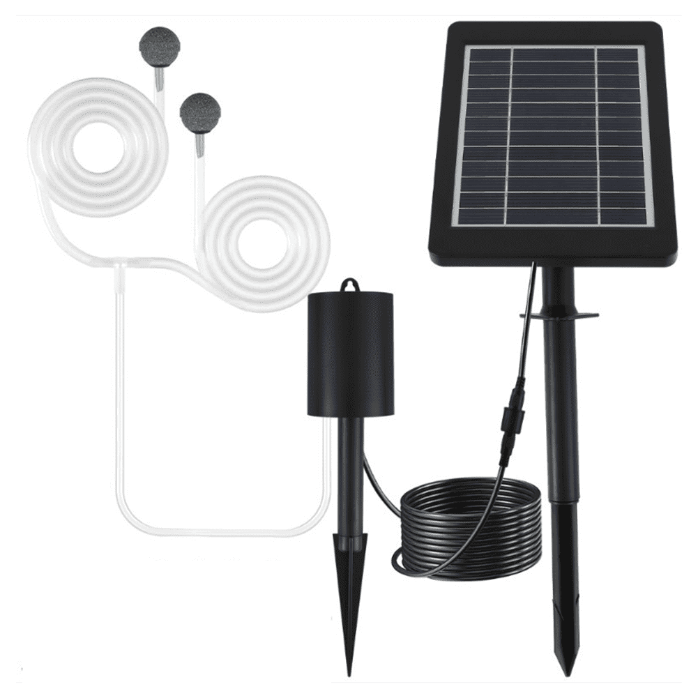 Solar Pond Aerator 3W 6V Solar Oxygen Pump Solar Air Pump Aquarium ...