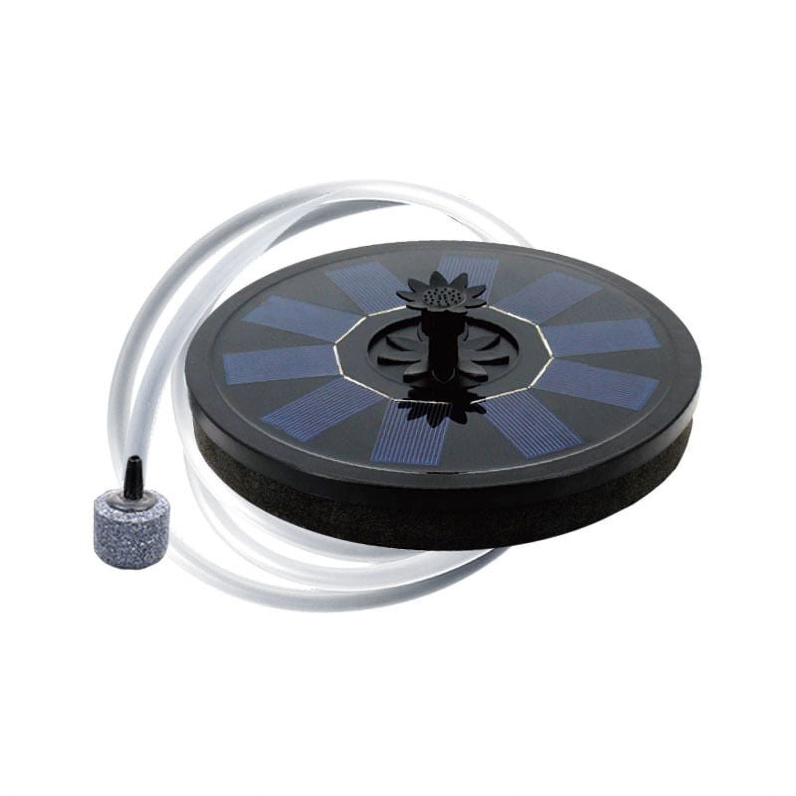 Solar Pond Aerator Oxygen Floating Pump with Air Hose and Stone Bubbles ...