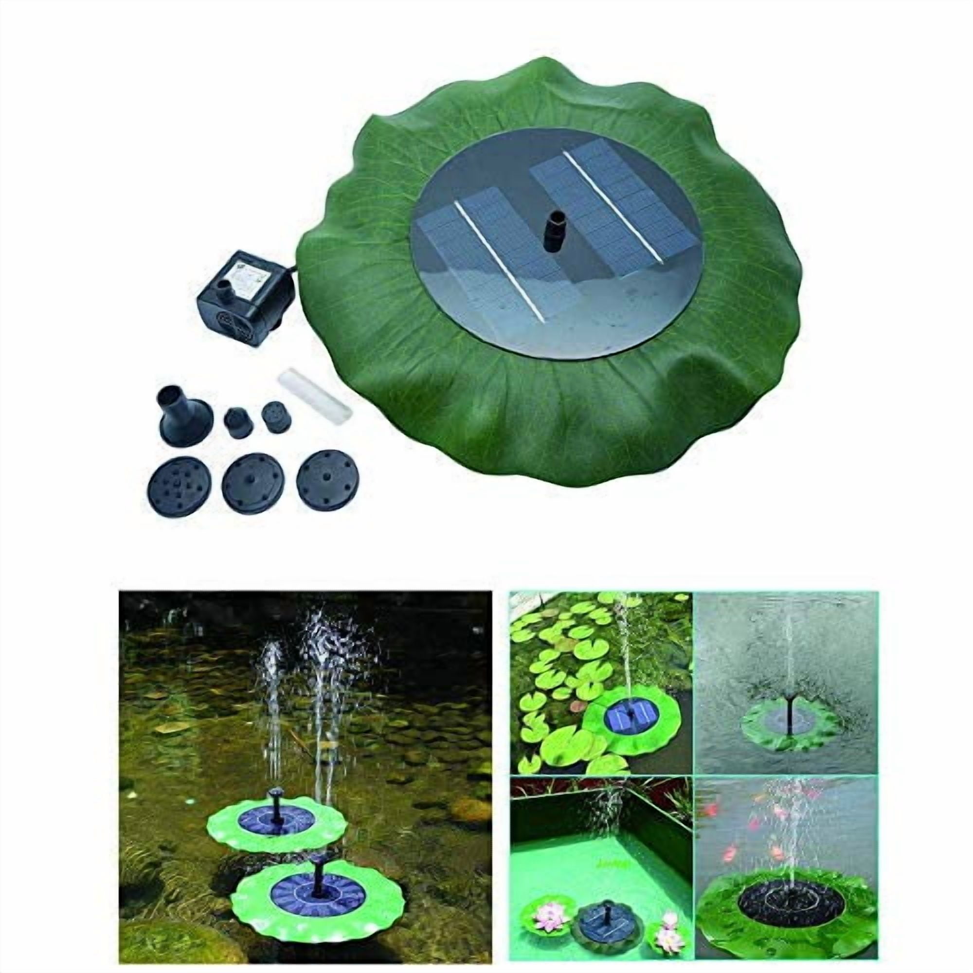 Solar Pond Fountain Pump - MASO 7V 1.4W Solar Panel Powered Water Pump ...