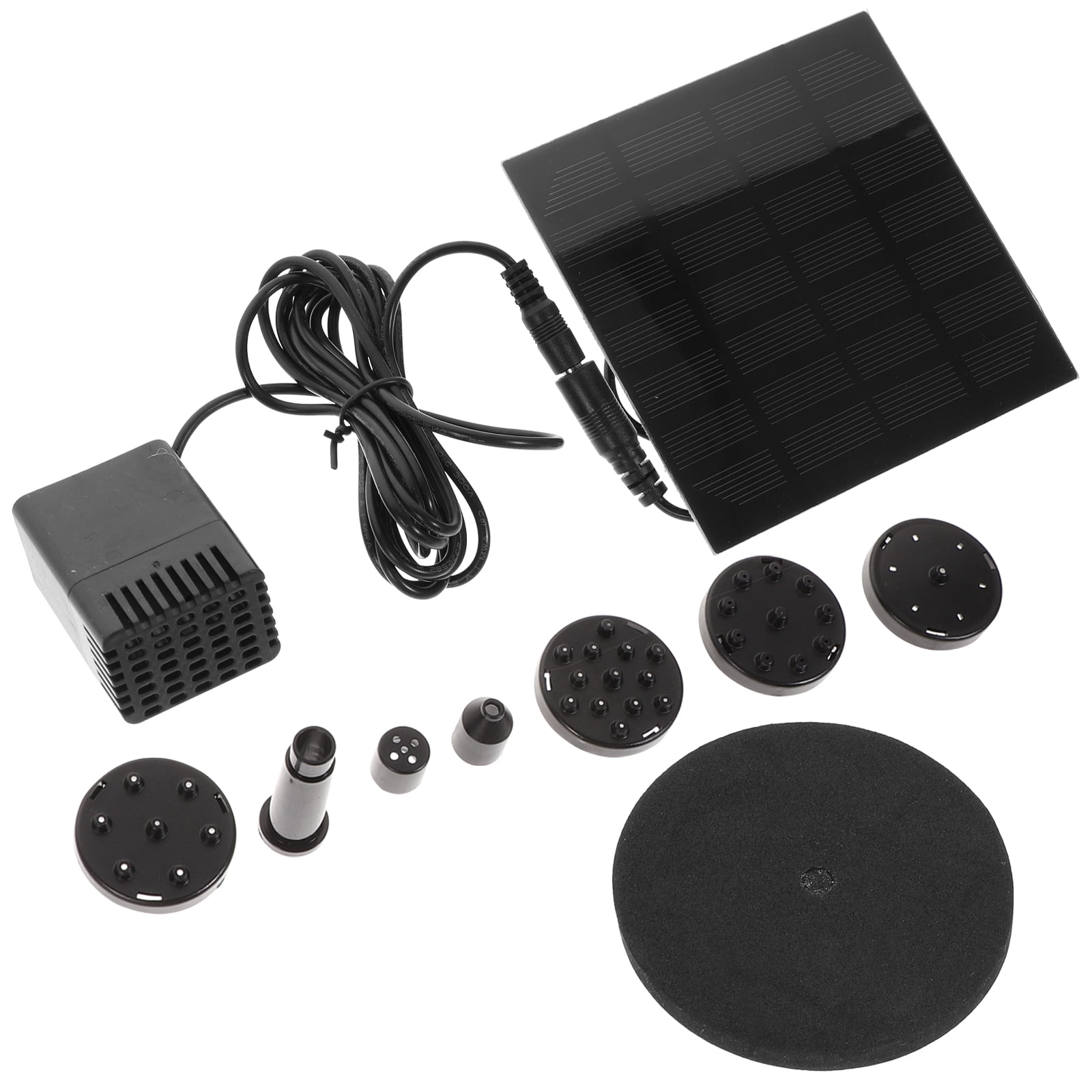 UPKOCH Solar Water Pump Outdoor For Pond 1 Set 4.3x4.3x1.4in - Walmart.com