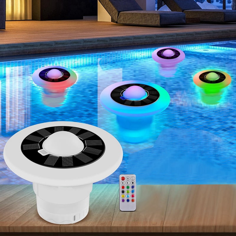 Solar Pool Chlorine Floater Chlorine Tablet Floater with Solar Light ...