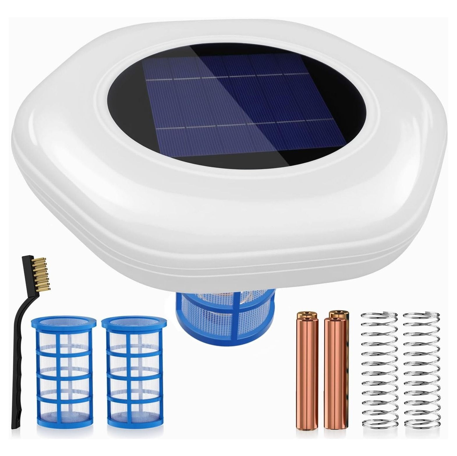 Solar Pool Cleaner | Floating Water Cleaner and Purifier | 2 Copper ...
