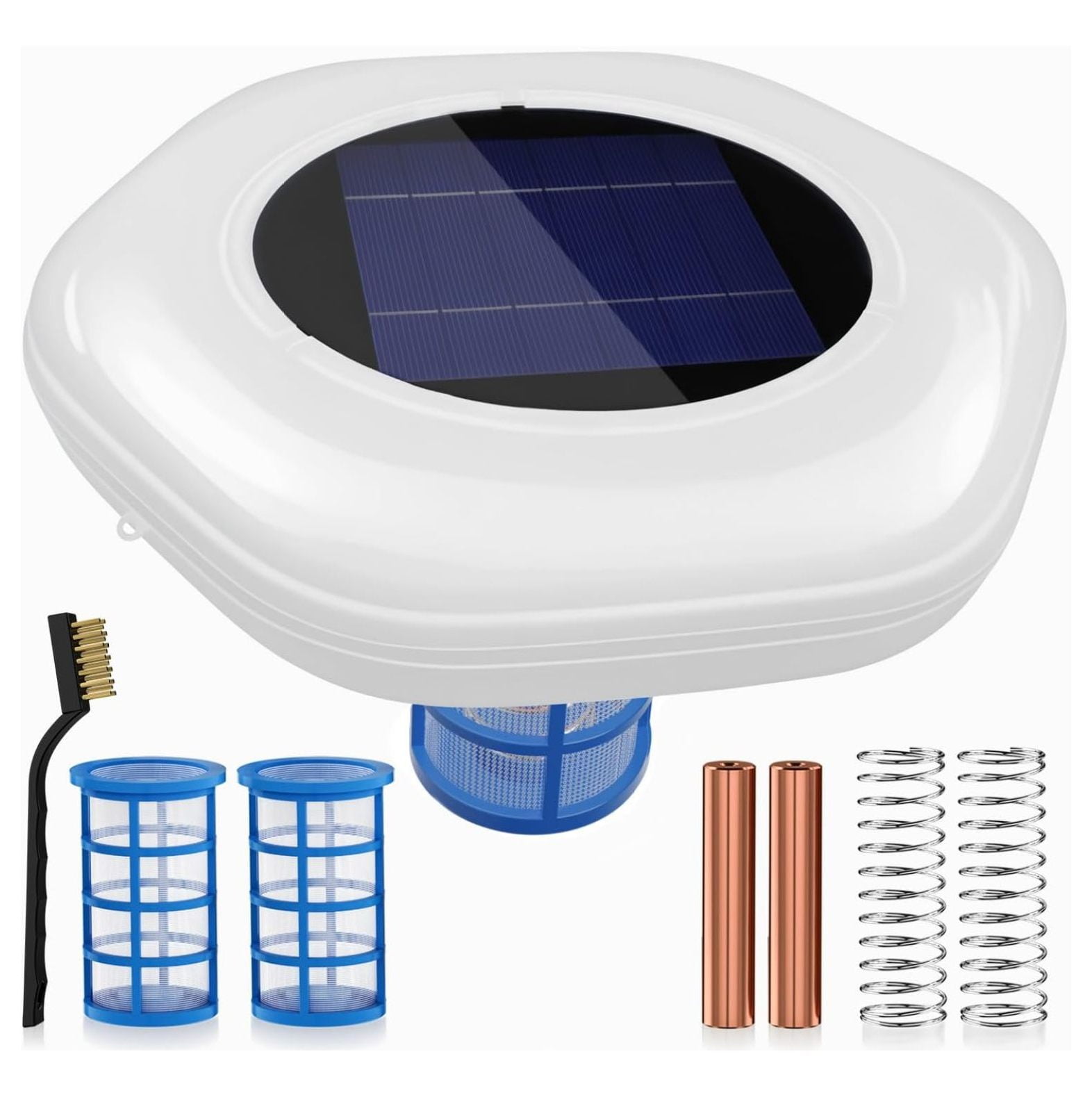Solar Pool Cleaner | Floating Water Cleaner and Purifier | 2 Copper ...