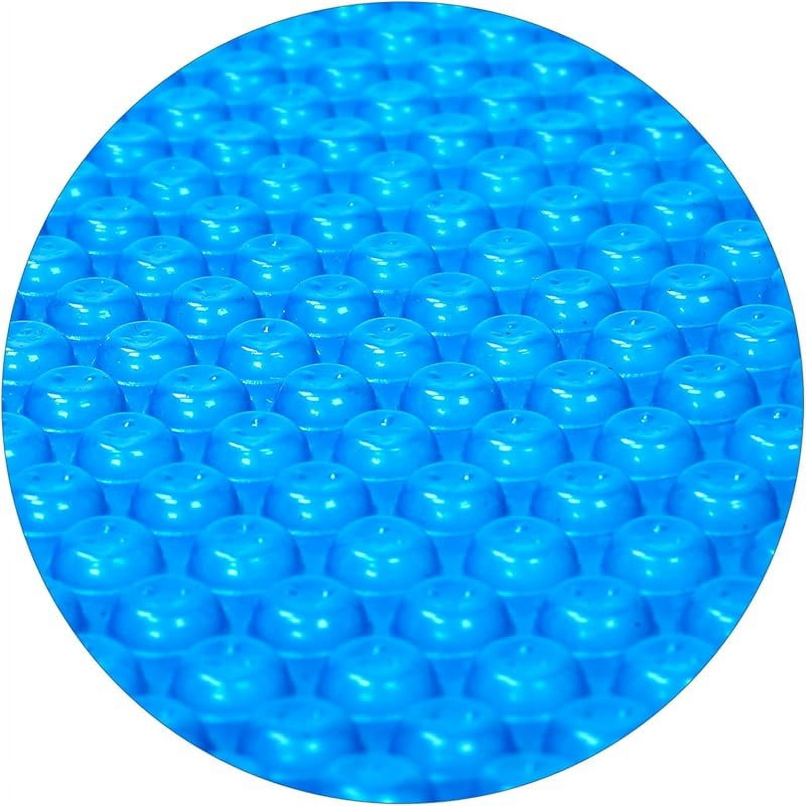 Solar Pool Cover, 8 Mil Blue Heavy Duty Round Solar Blanket Heaters for ...