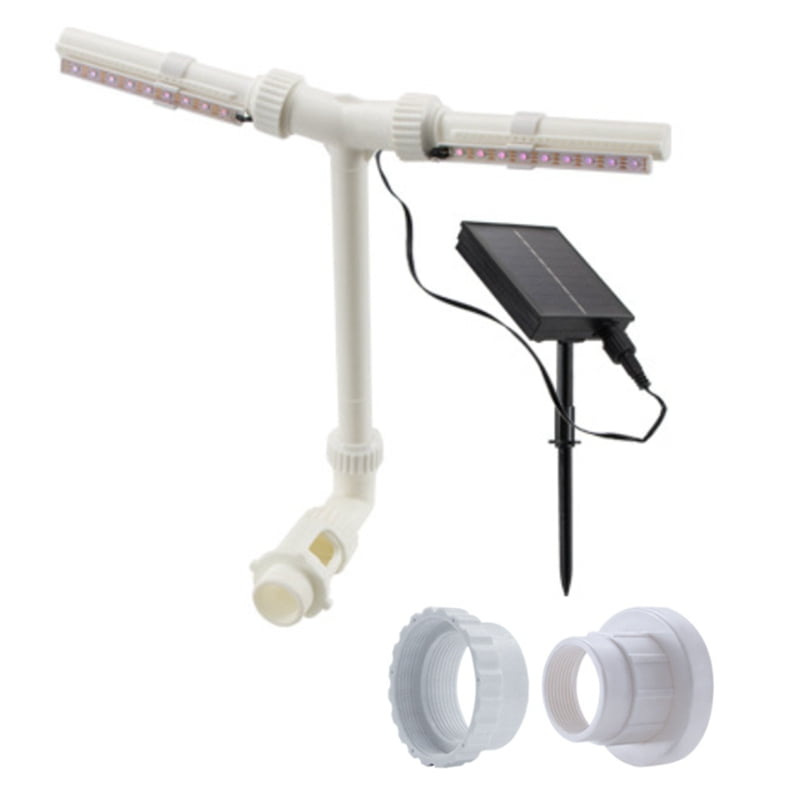 Solar Pool Fountain for Above and in-Ground Pools with RGB Lights and ...
