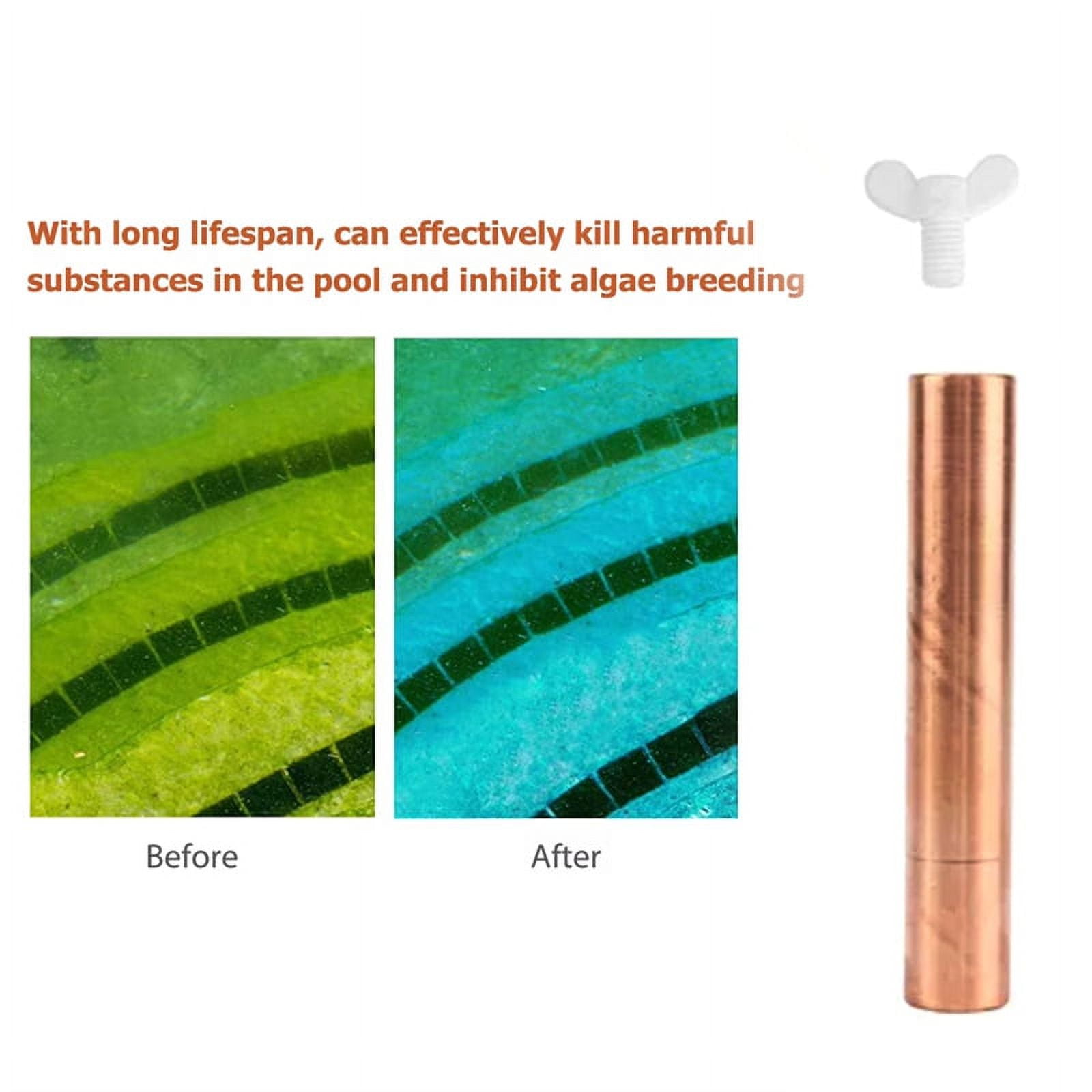 Solar Pool-Ionizer Copper Ion Swimming Pool Purifier Kills-Algae ...