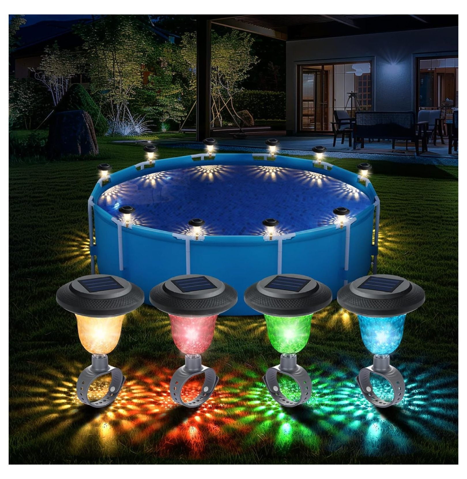 Solar Pool Lights for Above Ground Pools, Above Ground Pool Lights ...