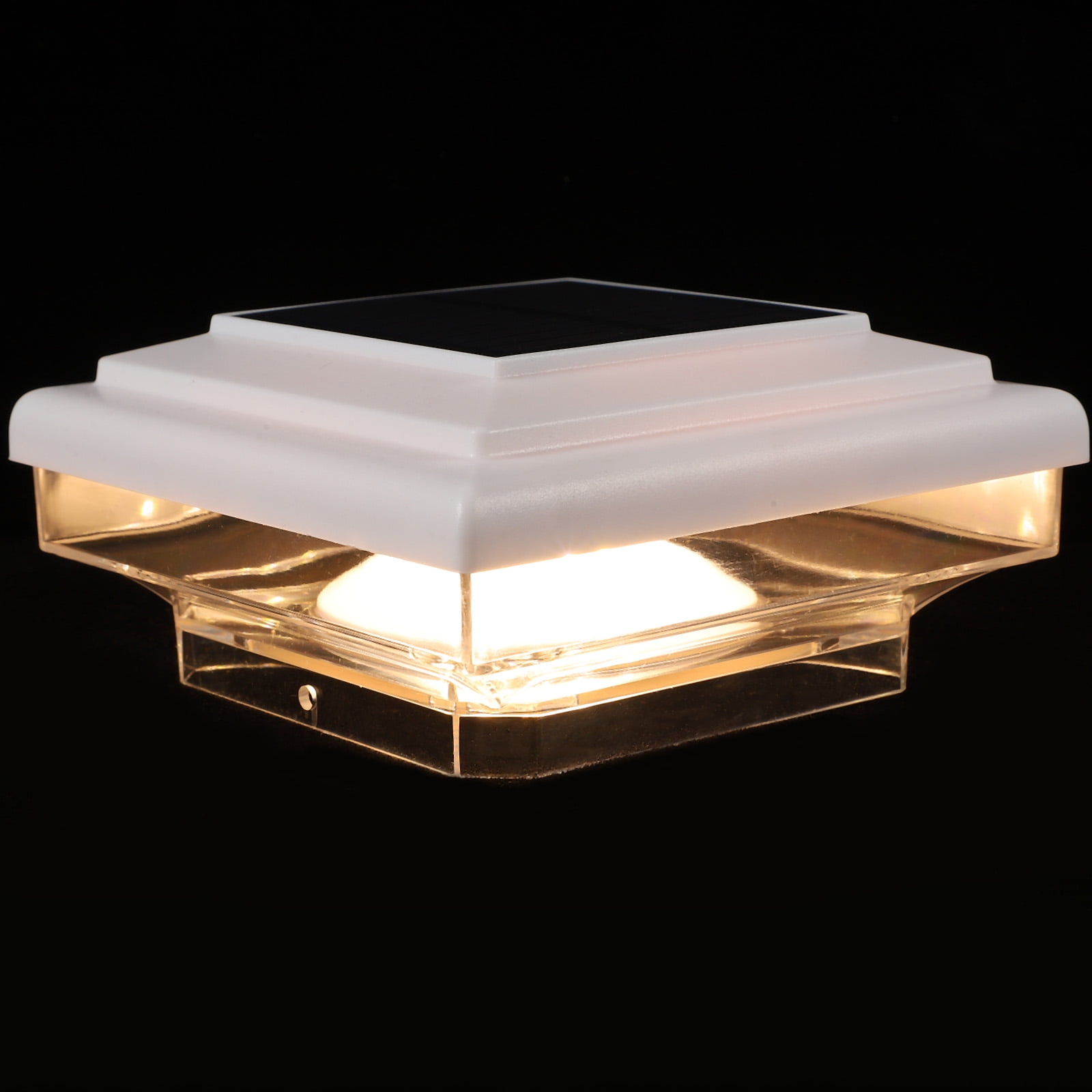 Solar Post Cap Light LED Fence Post Cap Light Solar Powered Post Light ...