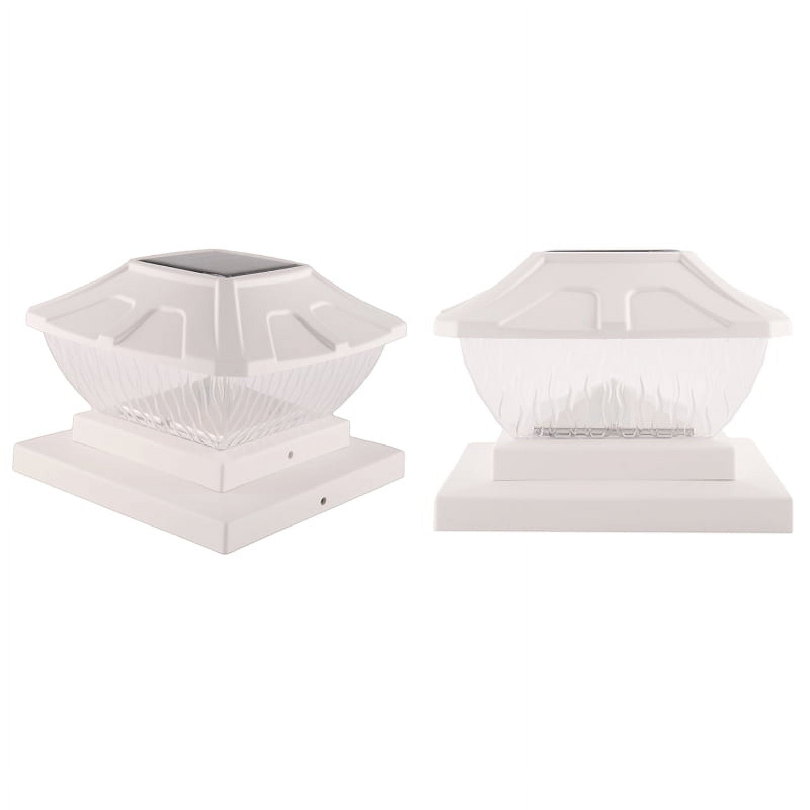 Solar Post Cap Lights Outdoor - 2 Pack Modes Deck Fence Lights, IP65 ...