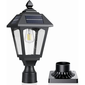 "Home Zone Outdoor Accent Solar Powered Lamp Post Light - 65"" Tall for ...
