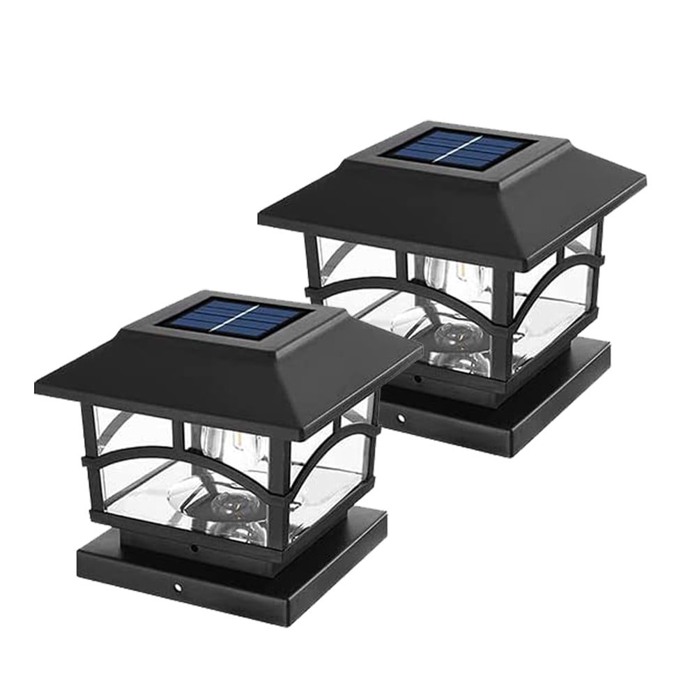 Solar LED Post Cap Lights, Waterproof for 3.5x3.5 4x4 5x5 Posts, Deck ...