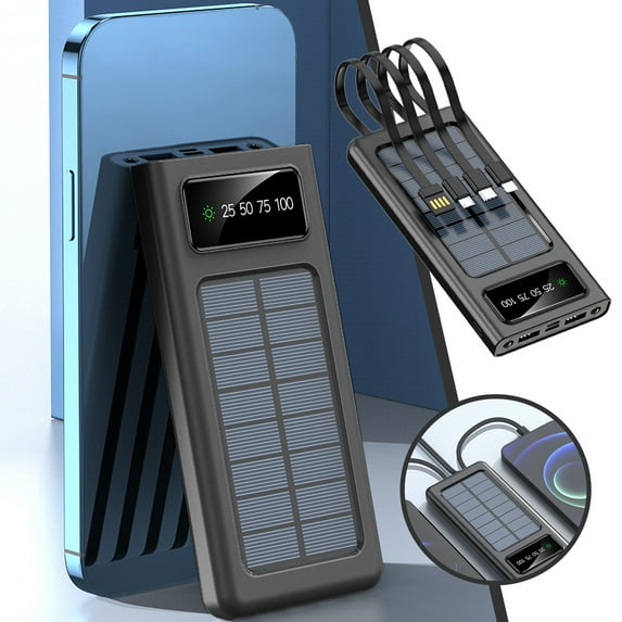 Solar Power Bank, Kadlawus Self-contained Cable Solar Power Bank ...