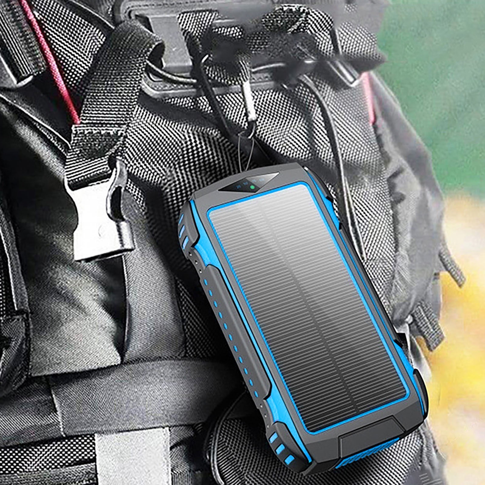 Solar Power Bank Portable Charger 20000mAh Wireless Portable Cell Phone ...