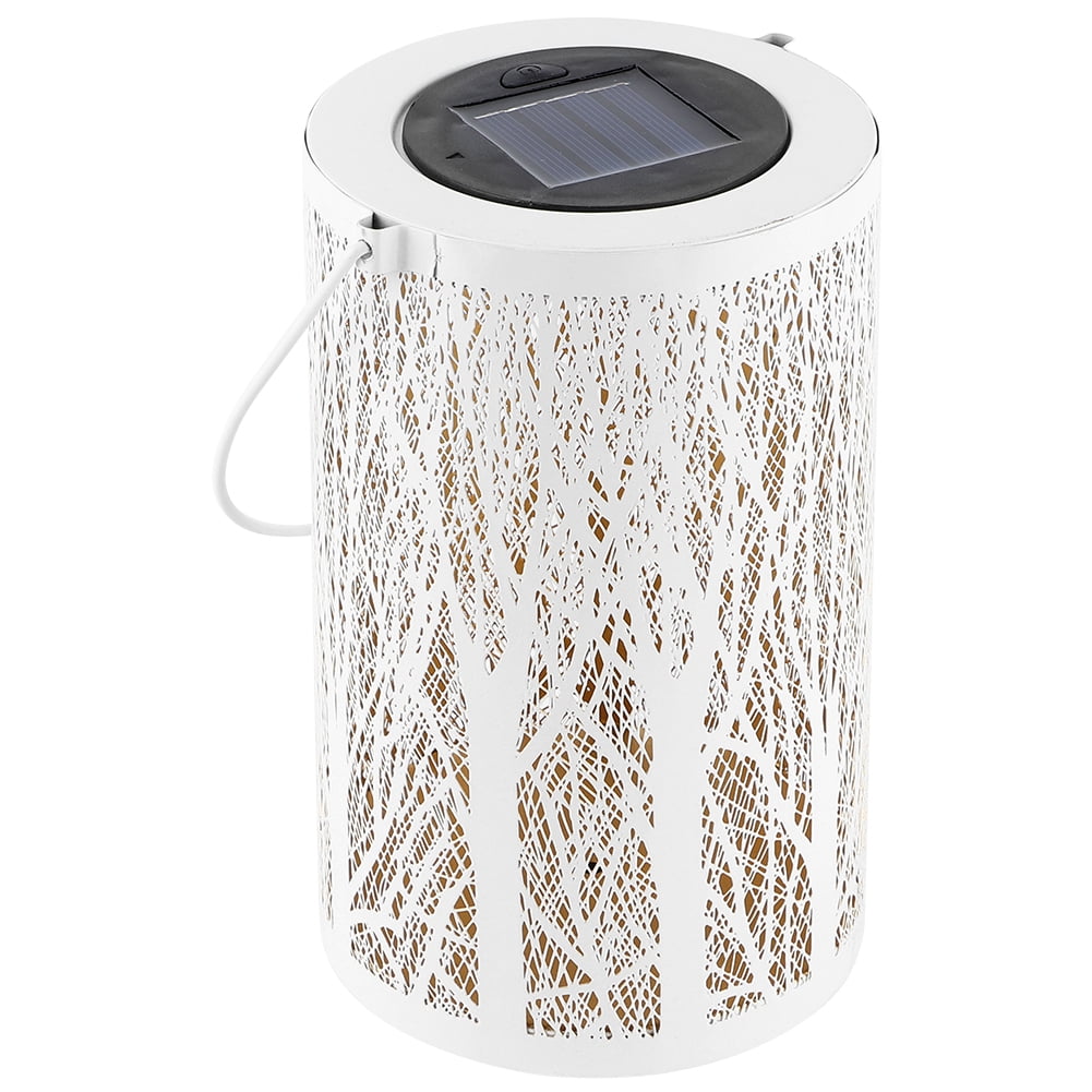 Solar Power Hanging Hollow LED Lamp Decorative Light for Outdoor Garden ...