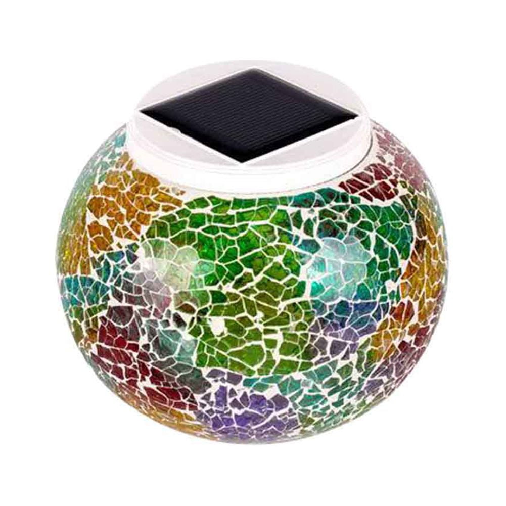 Solar Power LED Glass Ball Color Changing Light Outdoor Garden Lawn ...