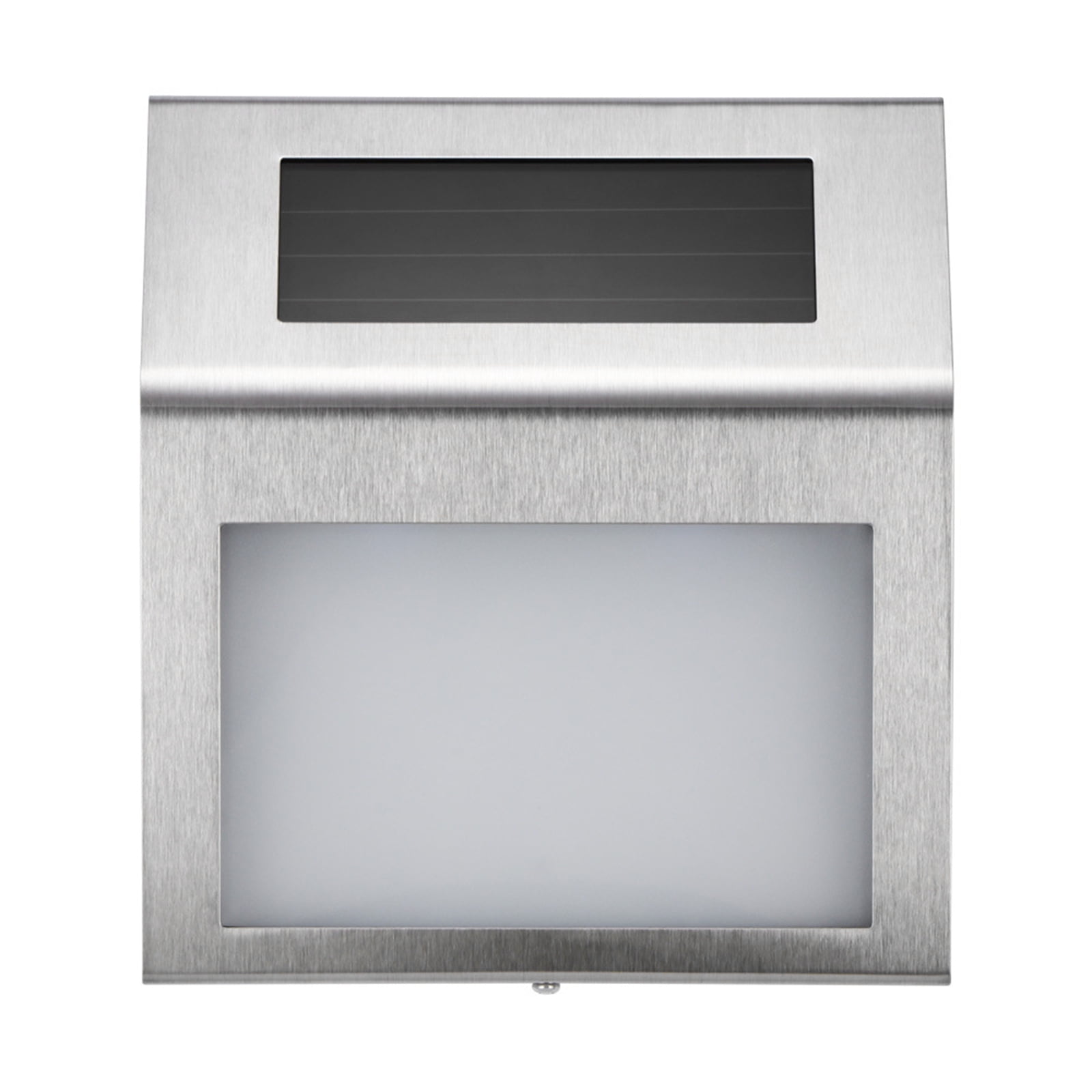 Solar Power LED House Number Plaque - Illuminated Address Sign with ...