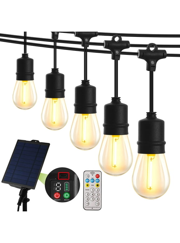 Solar String Lights in Outdoor Solar Lighting - Walmart.com