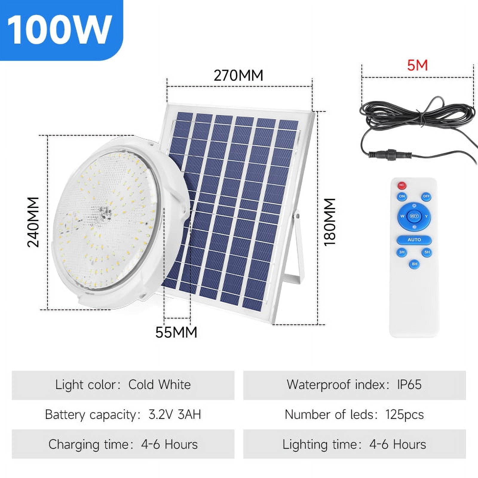 Solar Power Lamp for Home Ceiling and House, LED Indoor, Top Solar ...