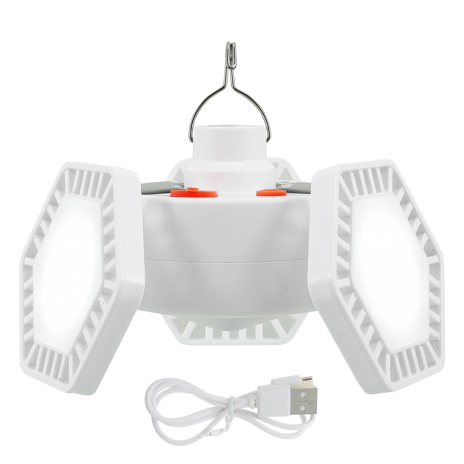 Solar Power Lights Outdoor Tent Campfire LED Hiking Camping Lamp Night ...