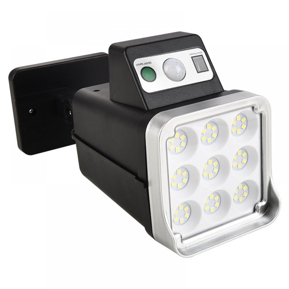 Solar Power PIR Motion Sensor Wall Light Outdoor Dummy Camera Garden ...