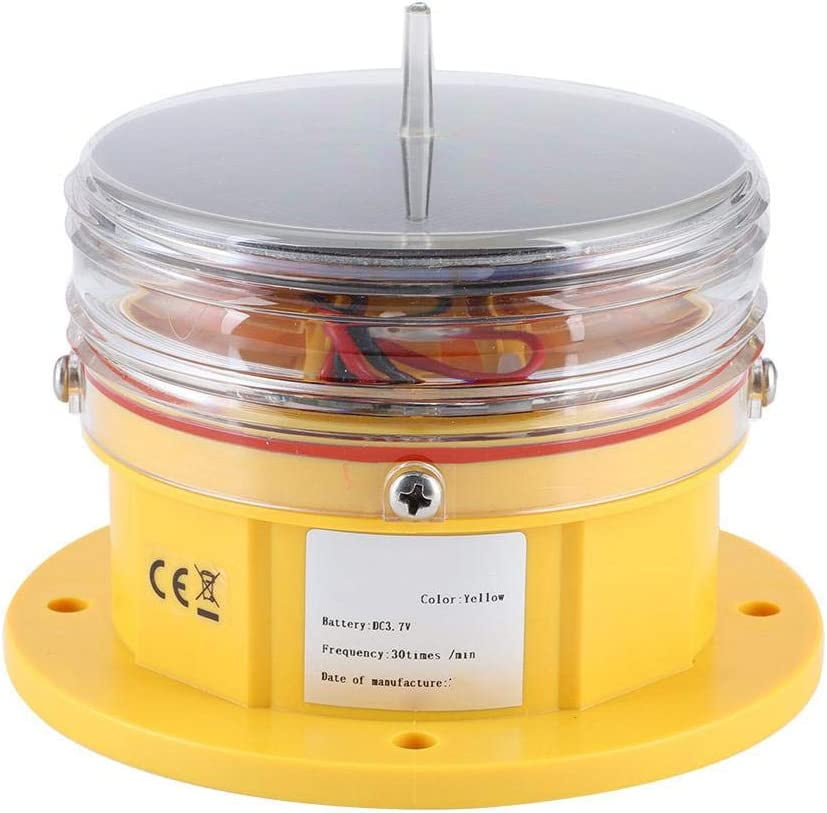 Solar Power Sidelight IP68 Waterproof LED Ship Marine Dock Barge Safety ...