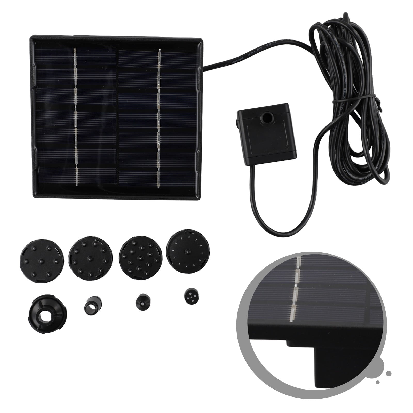 Solar Power Water Pump - Garden Fountain Pool Watering Pond Pump Pool ...