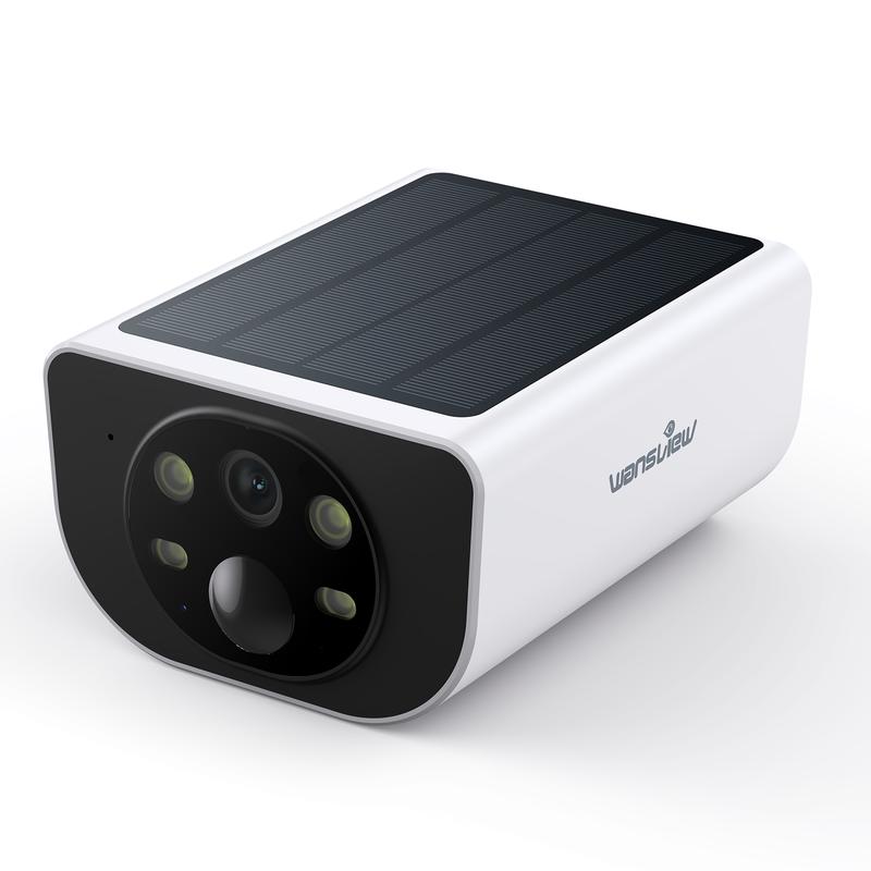 Solar-Powered 2K Wireless Security Camera - Weatherproof Outdoor/Indoor ...