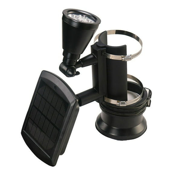 Solar Powered 4-LED Flagpole Light - Walmart.com