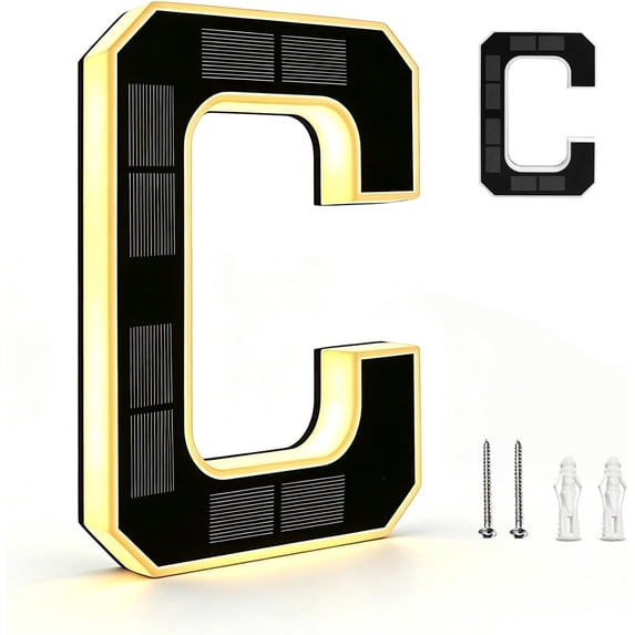 Solar Powered Address Numbers, Waterproof LED House Number Sign With 9 ...