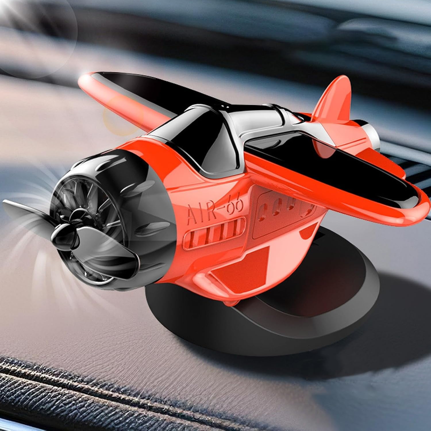 Solar Powered Airplane Shaped Car Ornaments,Dashboard Ornament Solar ...